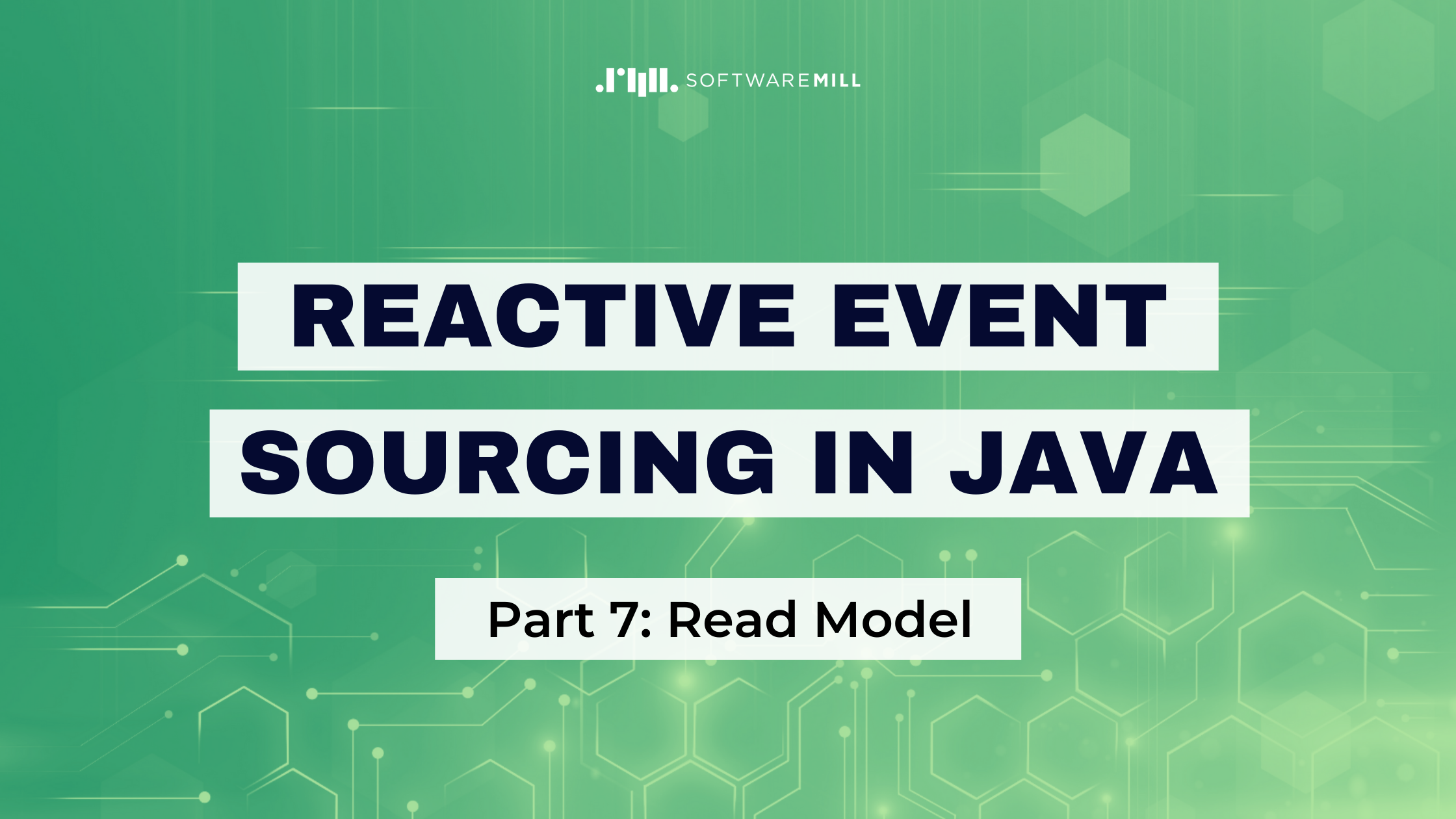 Reactive Event Sourcing In Java Part 7 Read Model
